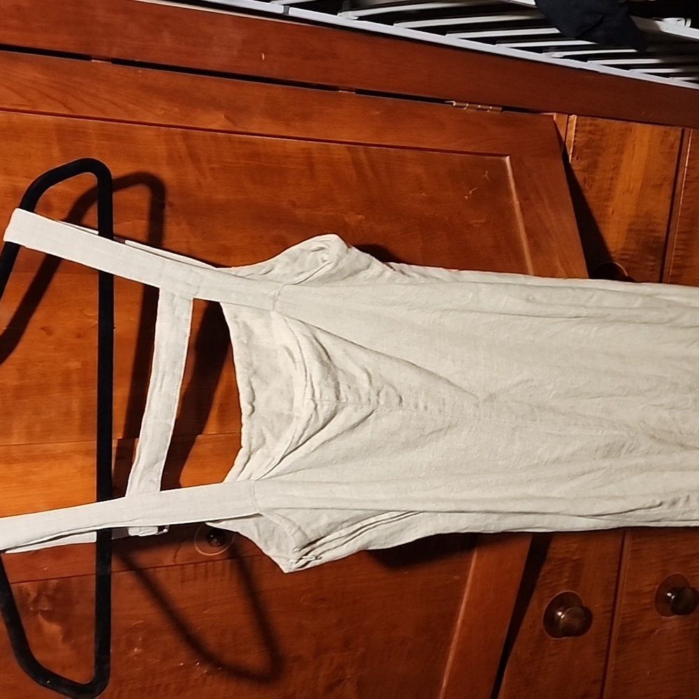 Vintage Yaga Linen Form Fitting Festival Dress With S… - Gem